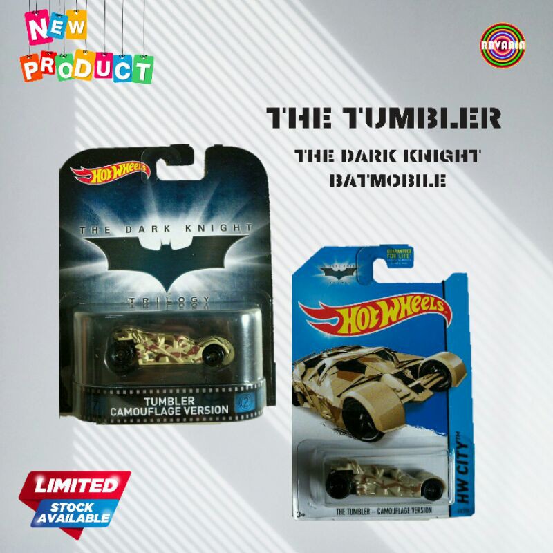 The Tumbler - The Dark Knight Batmobile - Miniature Toy Car / Diecast ...