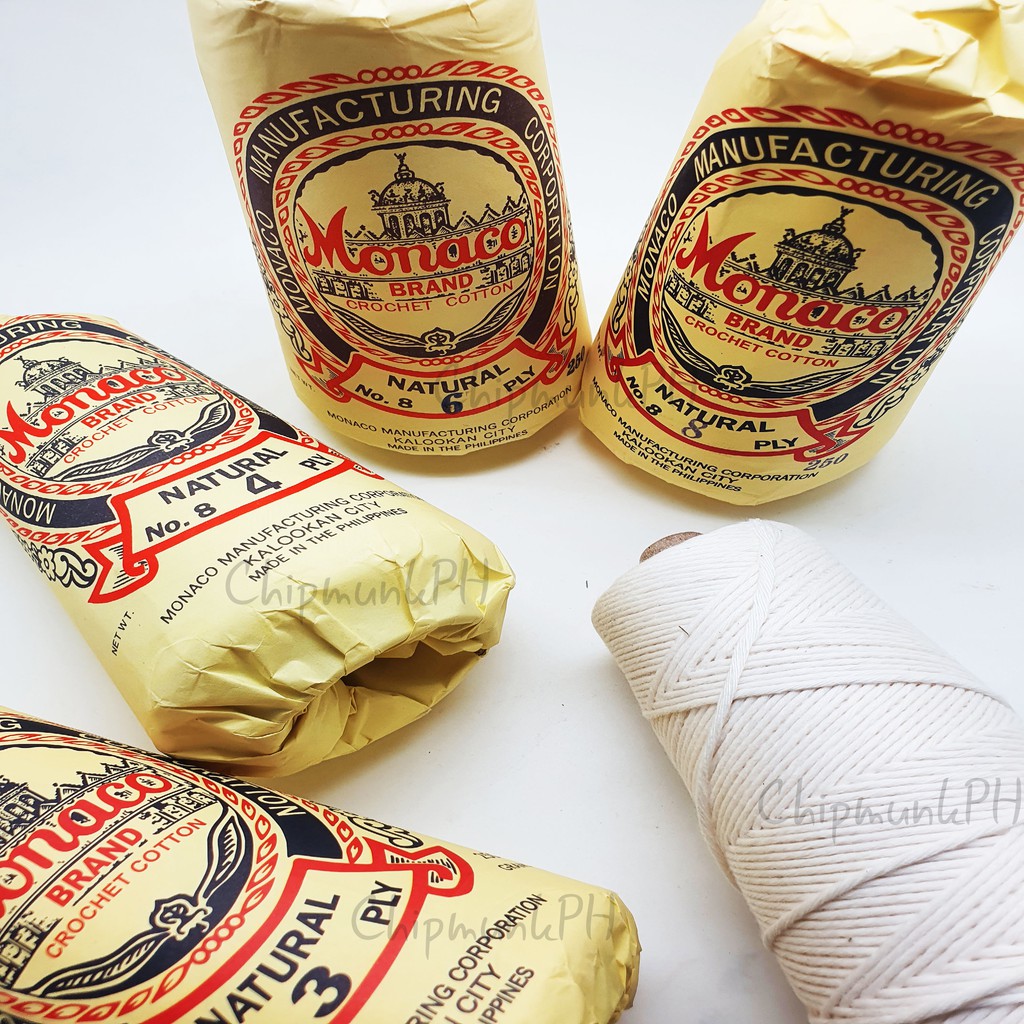 Monaco Crochet Cotton 250g / 450g Cooking Twine/ Longganisa Thread ...