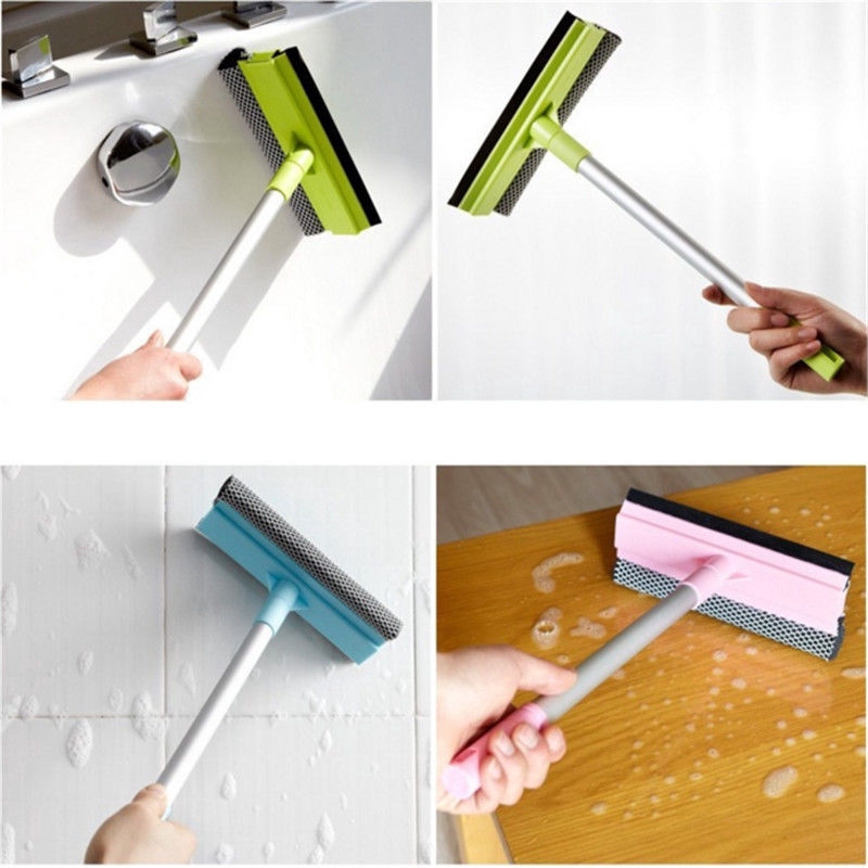 In stock window cleaner wiper adjustable long handle cleaner | Shopee ...