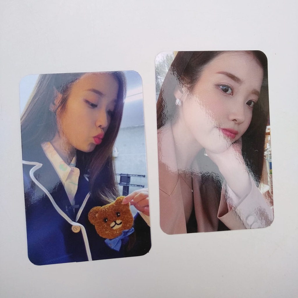 Iu PC photocard lilac md | Shopee Philippines