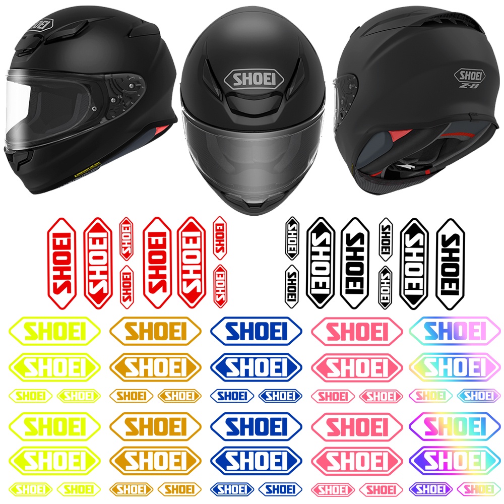 SHOEI Helmets Reflective Adhesive Motorcycle Scooter Stickers Body ...