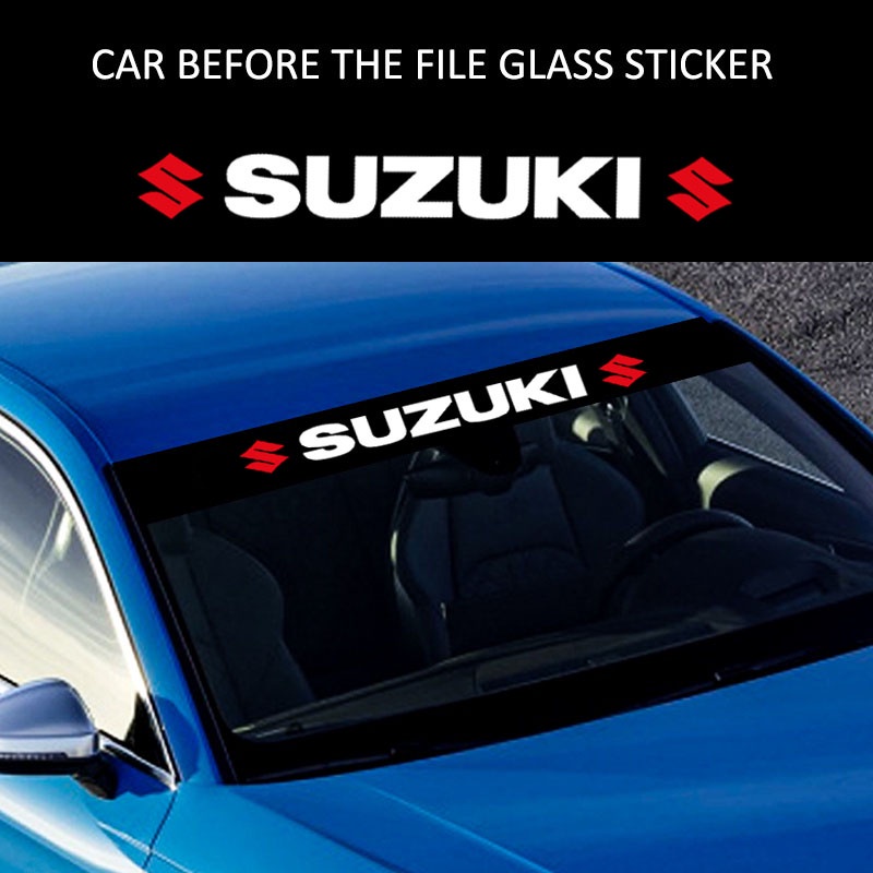 Suzuki Car front and rear window windshield PVC sticker waterproof ...