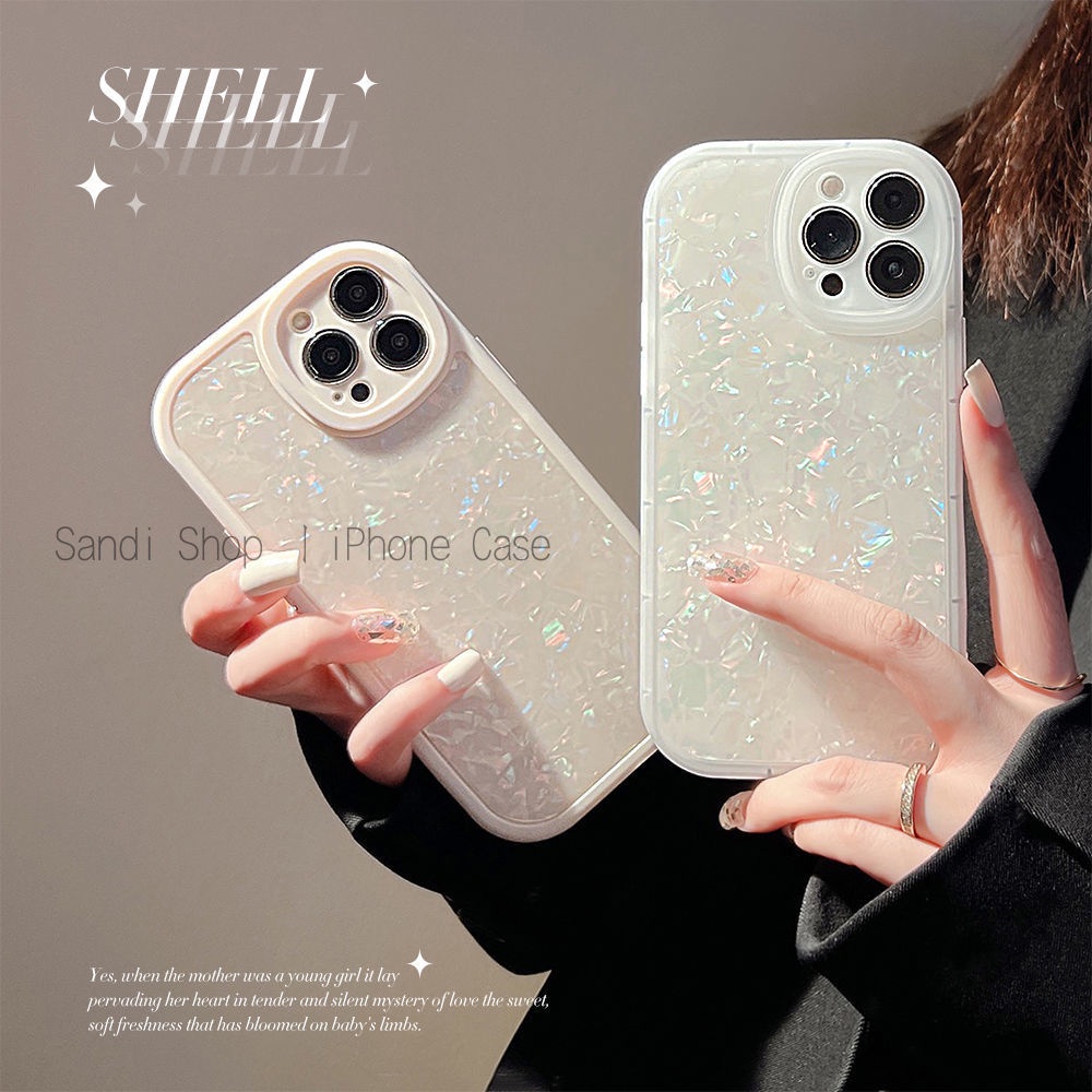 ins Fantasy Shell Color iPhone Case For iPhone 16 16ProMax 15 7 8 XS XR ...