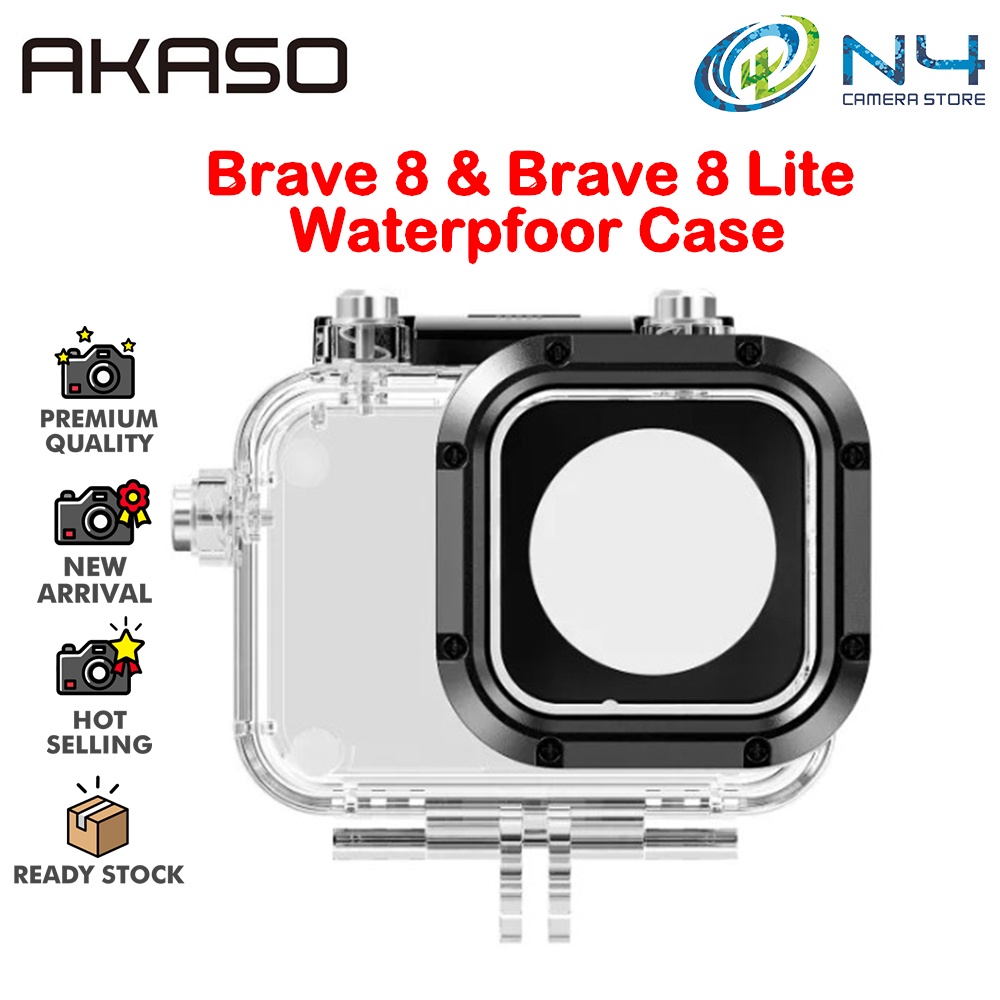 AKASO Brave 8 Waterproof Case for AKASO Brave 8 Action Camera ...