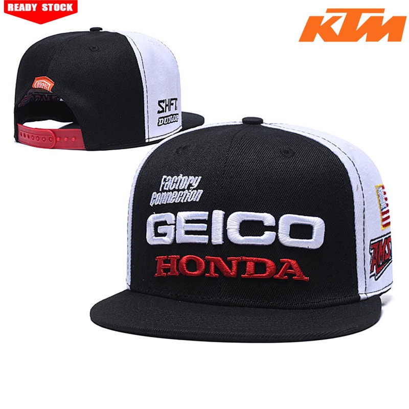 HONDA GEICO Racing Hat Motocross Factory Team Cap | Shopee Philippines