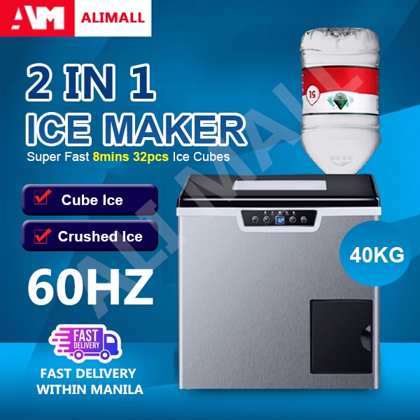 Automatic Ice Maker Machine 60kg-80kg Heavy Duty Commercial and ...