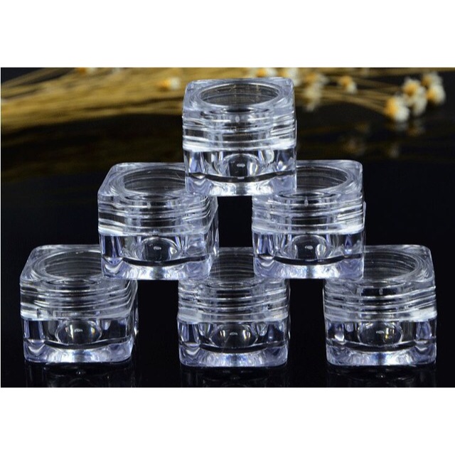 5g cube jar acrylic (cream jar) | Shopee Philippines