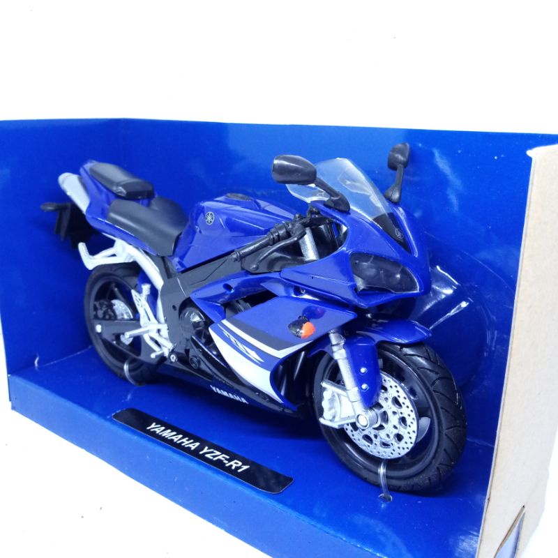 Diecast Miniature Motorcycle YAMAHA YZ-R1 Newray 1:12 | Shopee Philippines