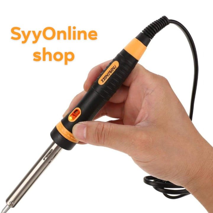 Soldering Iron Heating Tool Hot Iron Welding EU 220V 60W Electric ...