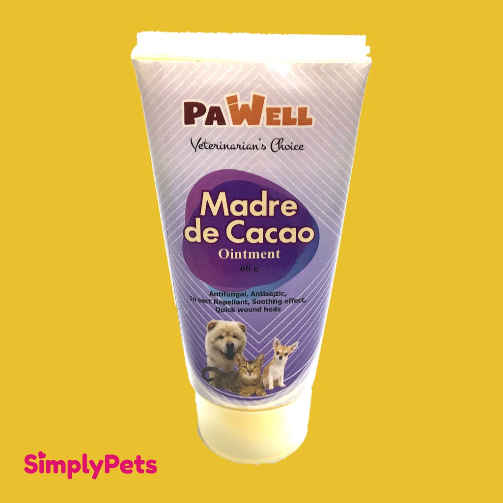 Pawell Madre de Cacao Oinment Anti-Fungal 60g for Dogs and Cats ...