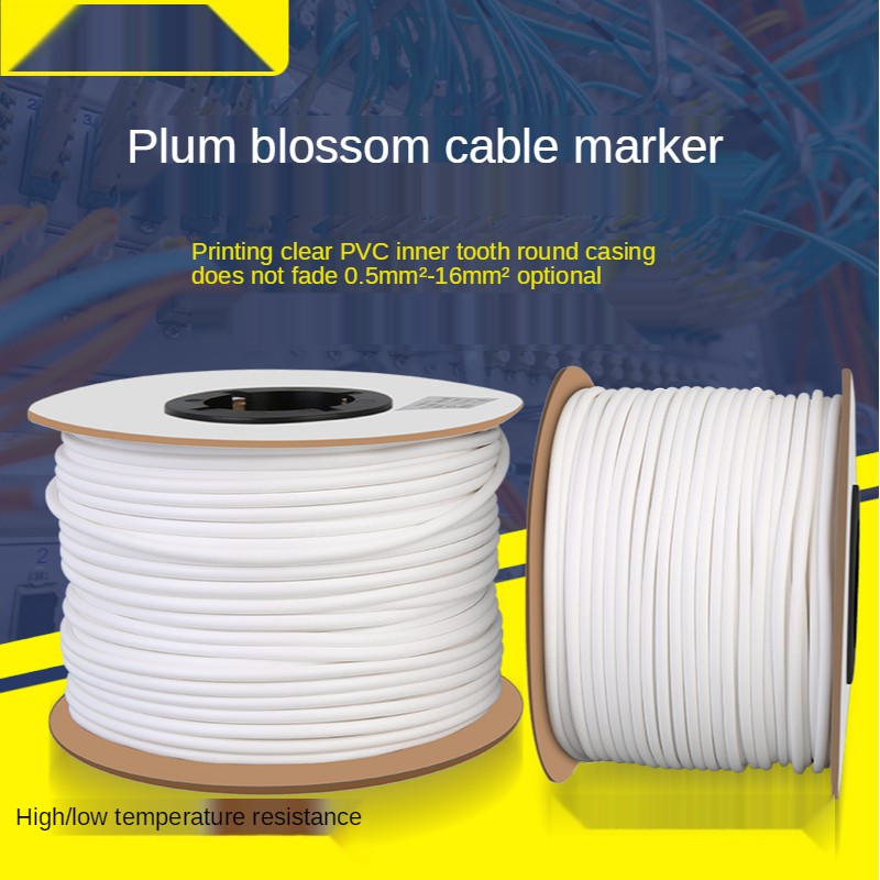 PVC Code Tube Handwriting Ferrule Printing Machine Number Plum Tube ...