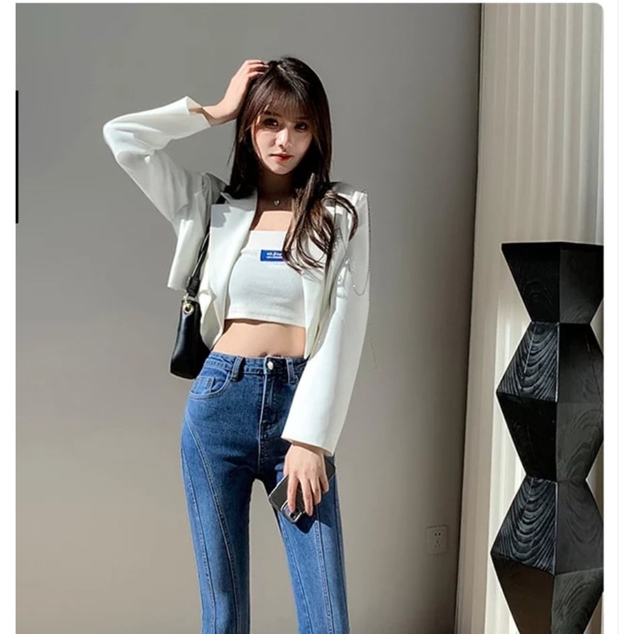 New High Style Trending 2022 Skinny Strechable With High Style Lenear ...