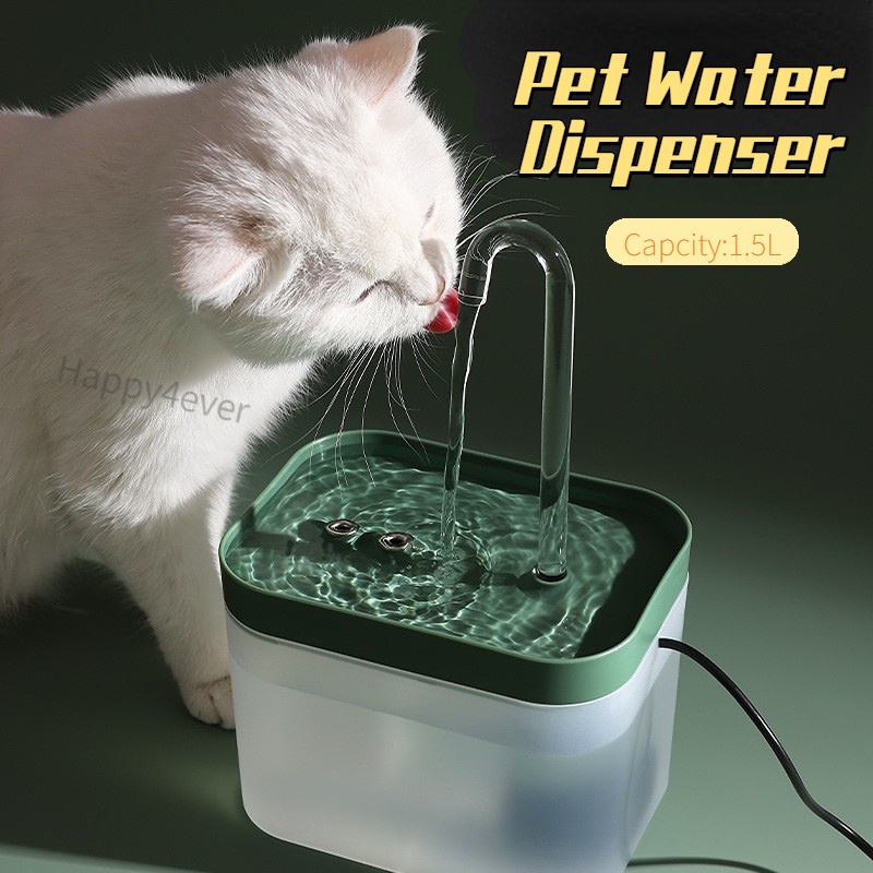 Automatic Pet Dog Cat Water Dispenser Fountain Pet Dog Cat Water Loop ...