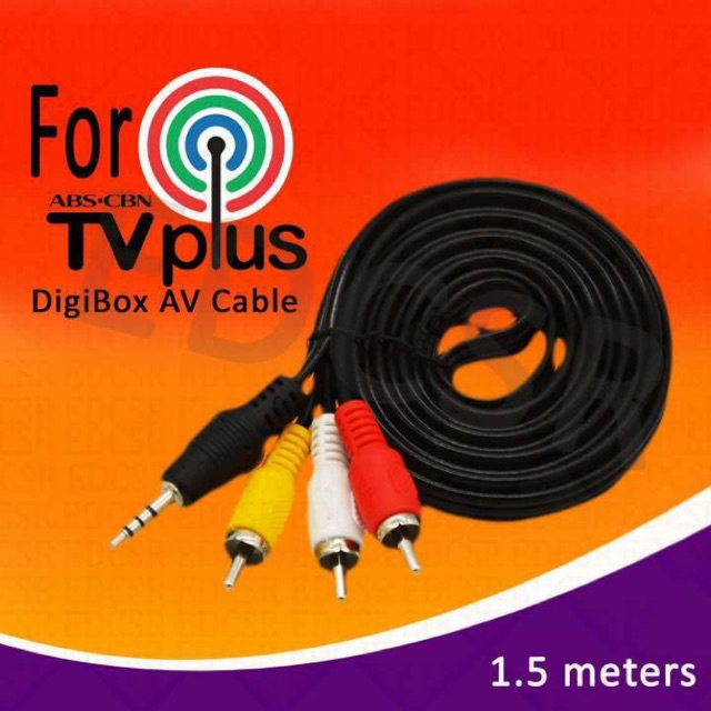 1.5 meters ABS-CBN Tv Plus Cable/Cord | Shopee Philippines