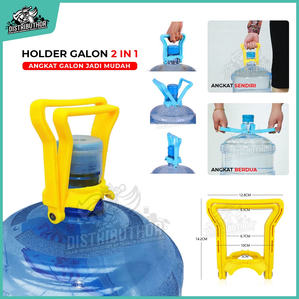 Double handle water gallon lifter, gallon holder lifting tool, clamp ...