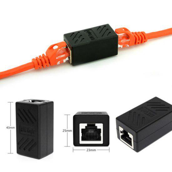 1pcs RJ45 LAN Port Internet Connector Adapter Extender | Shopee Philippines