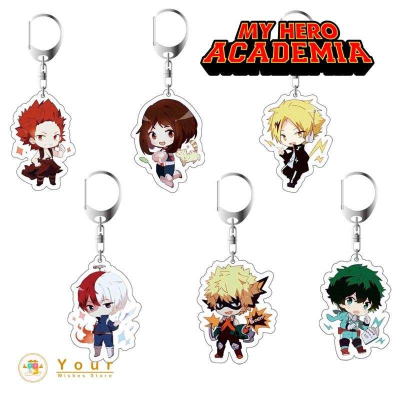 My Hero Academia keychain 8 Types Acrylic Midoriya Bakugo Toy | Shopee ...