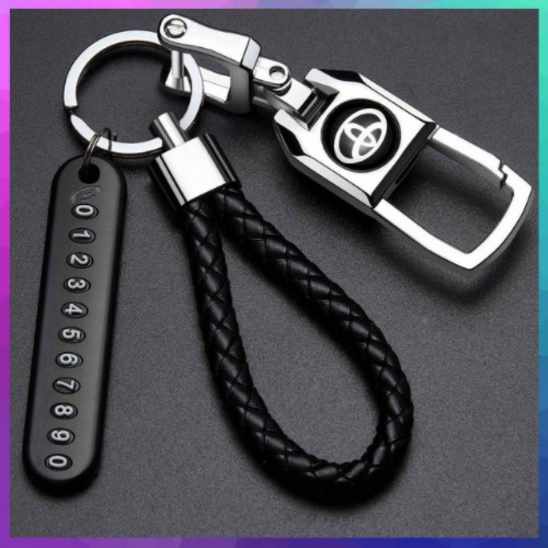 Car Keychain Keyring Car Keychain Key Holder with Logo Toyota Key ...