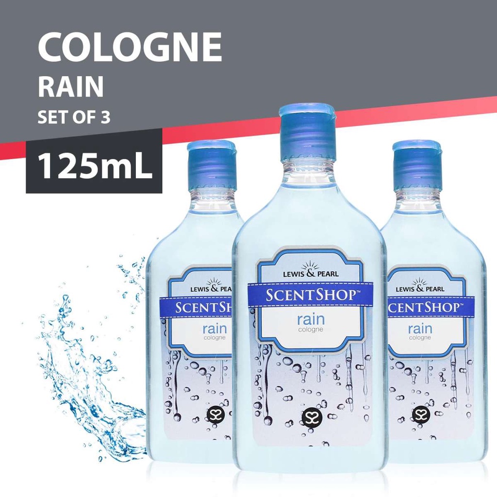 Lewis & Pearl ScentShop Cologne Rain (125ml) Set of 3 | Shopee Philippines