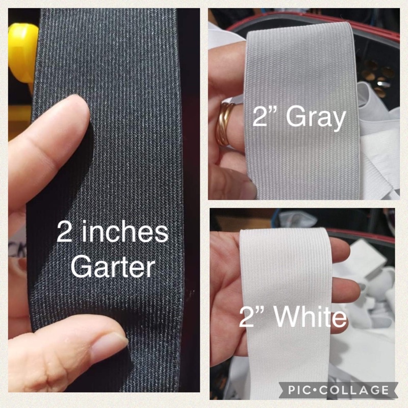 2” inches Elastic Garter sold per 5 or 10yards | Shopee Philippines
