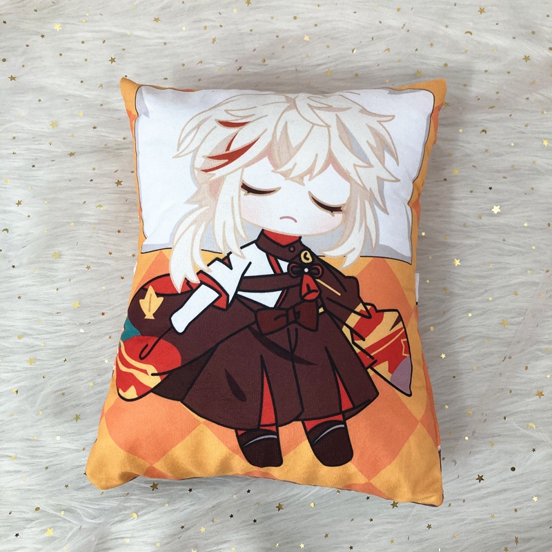 New Creative Genshin Impact Cute Pillow Sleeping Kazuha Plush Toy Hutao ...