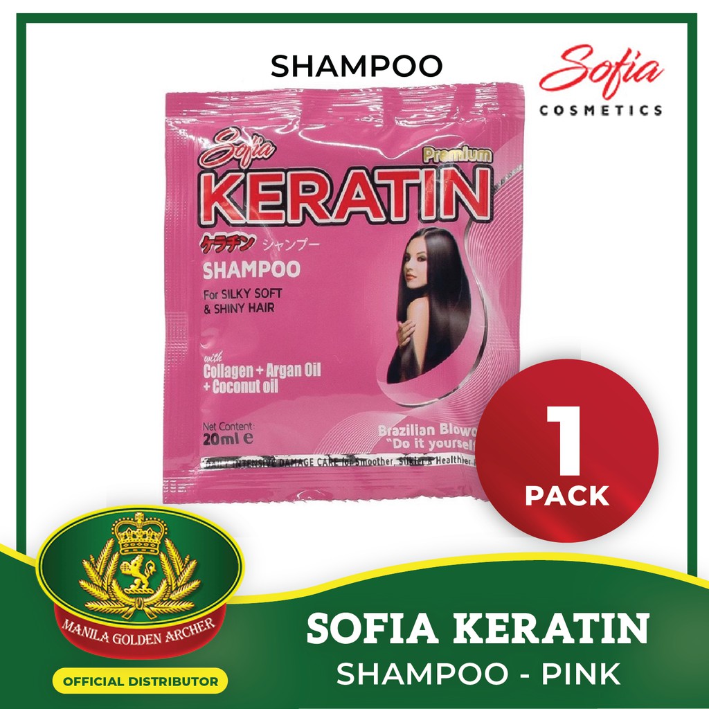 Keratin Shampoo 20ml (Pink) | Shopee Philippines