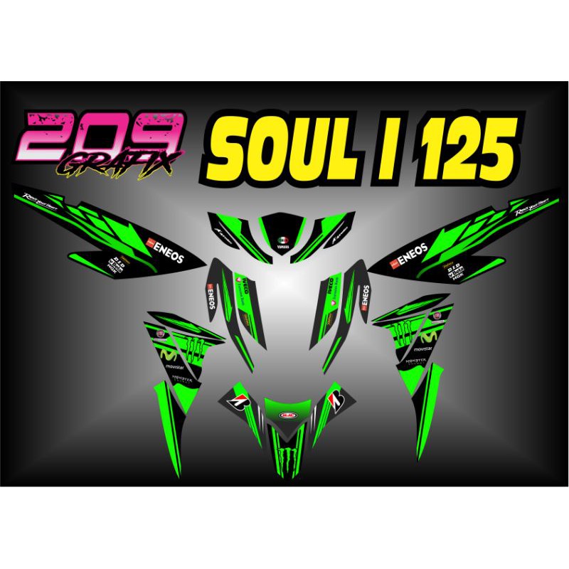 Mio soul i 125 full body decals | Shopee Philippines