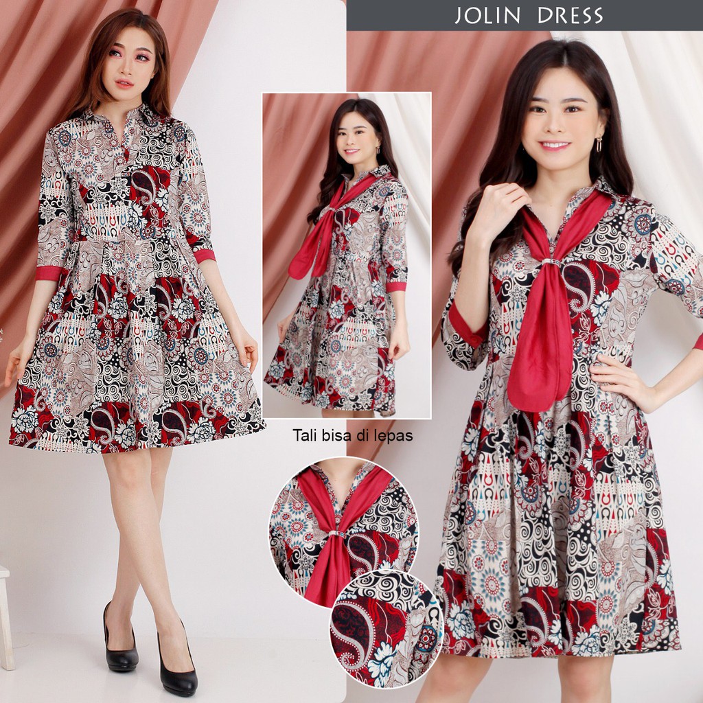 Women's Batik Couple Dress / Modern Batik Dress / Jumbo Kebaya / Women ...