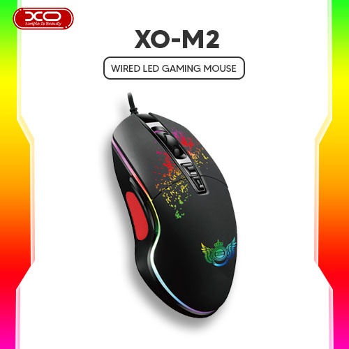 XO-M2 RGB GAMING MOUSE Cool Breathing Lamp Effect | Shopee Philippines