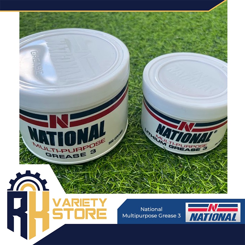 NATIONAL MULTI GREASE 3-LITHIUM RED AND YELLOW BOTTLE (250g and 500g ...