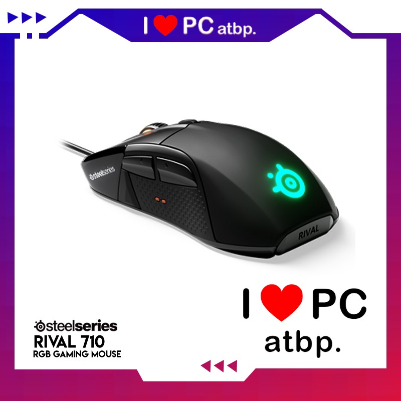 SteelSeries Rival 710 Gaming Mouse (OLED, RGB, TrueMove3+ Optical Sensor, Modular) | Shopee ...