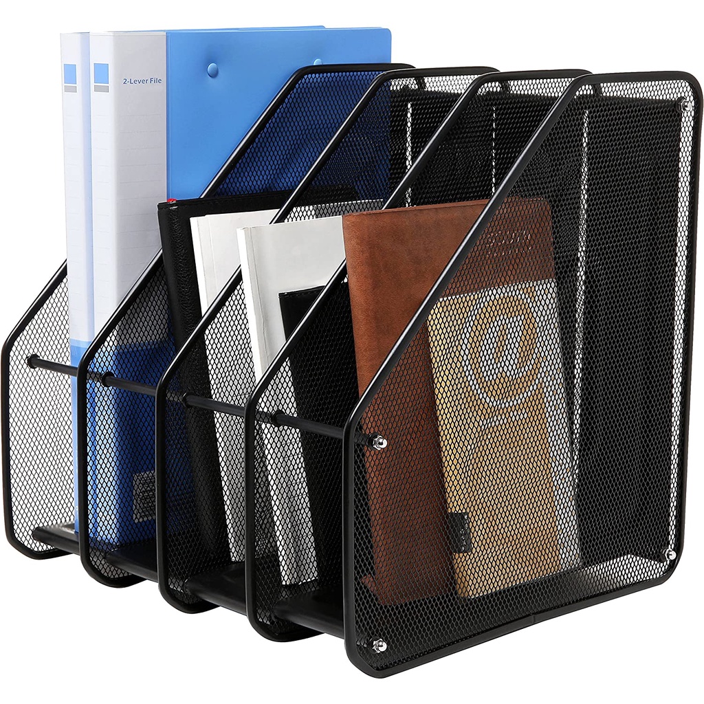 Desk Organizer Paper Tray with 3 or 4 Tier Desktop File Organizer ...