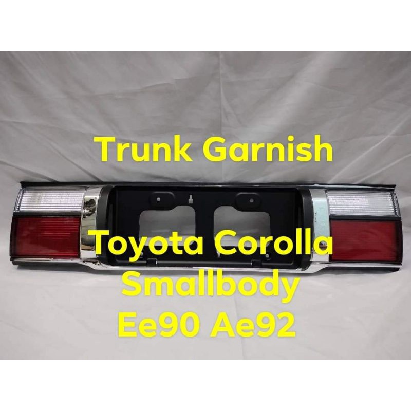Trunk Garnish for Toyota Corolla Small body Smallbody Ee90 Ae92 1989 to ...