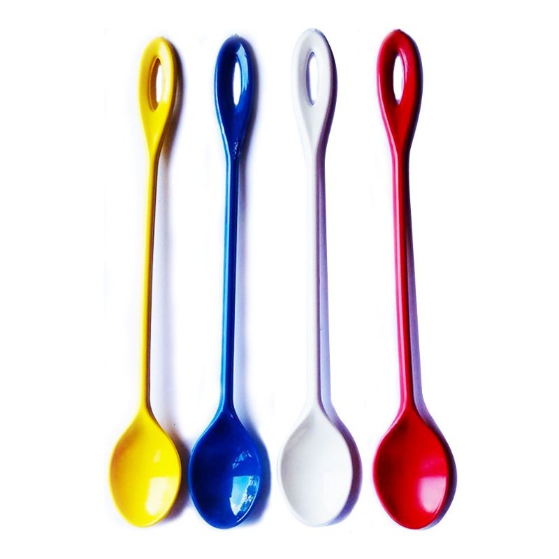 Plastic Tea Spoon Clear DX ice spoon 1 dozen Iced Tea Spoon / plastic tea spoon / tea spoon ...