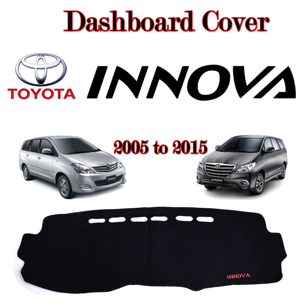 Dashboard cover for Toyota Innova 2005, 2006, 2007, 2008, 2009, 2010 ...