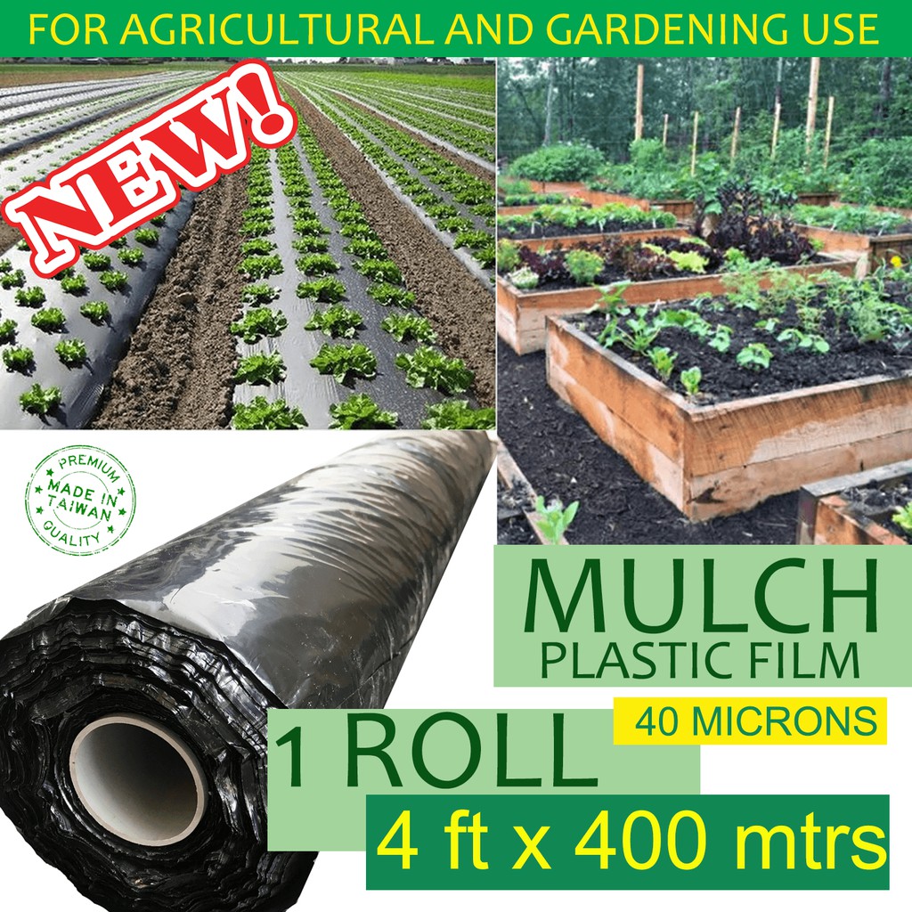 Plastic Mulch Film 4ft x 400m (1 Roll) | Shopee Philippines