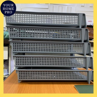 Long & Short Bond Paper Holder Office Desk File Document Organizer Tray ...