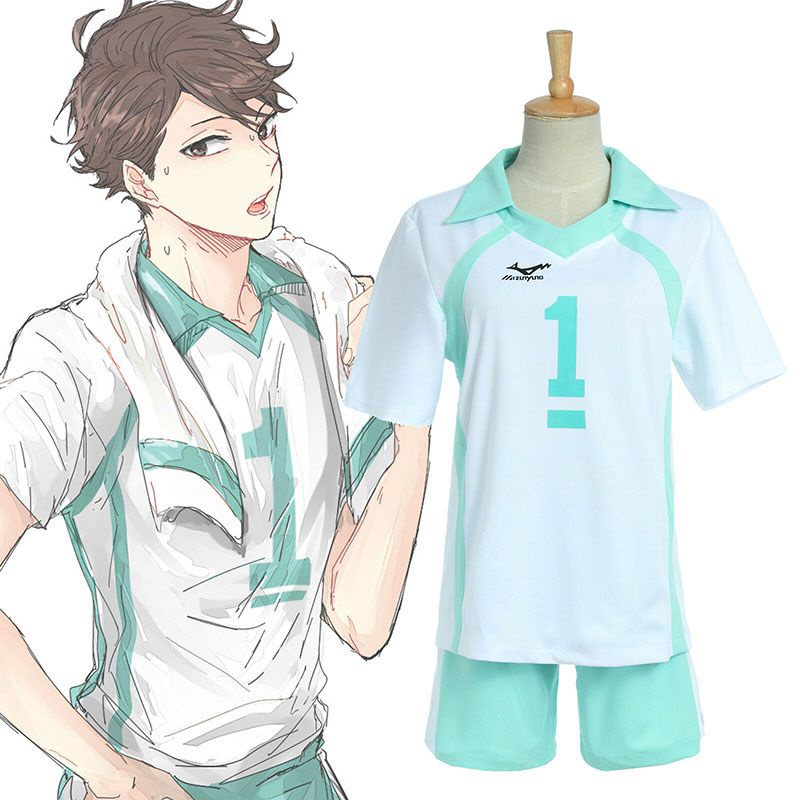 Johsai Aoba Haikyuu Oikawa Tooru No.1 Uniform With Loose Fit For Wear ...