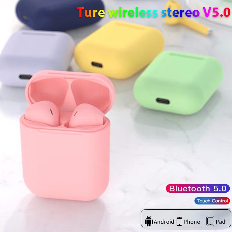 BT headsets 5.0 Wireless Headphones True wireless earphone Touch ...