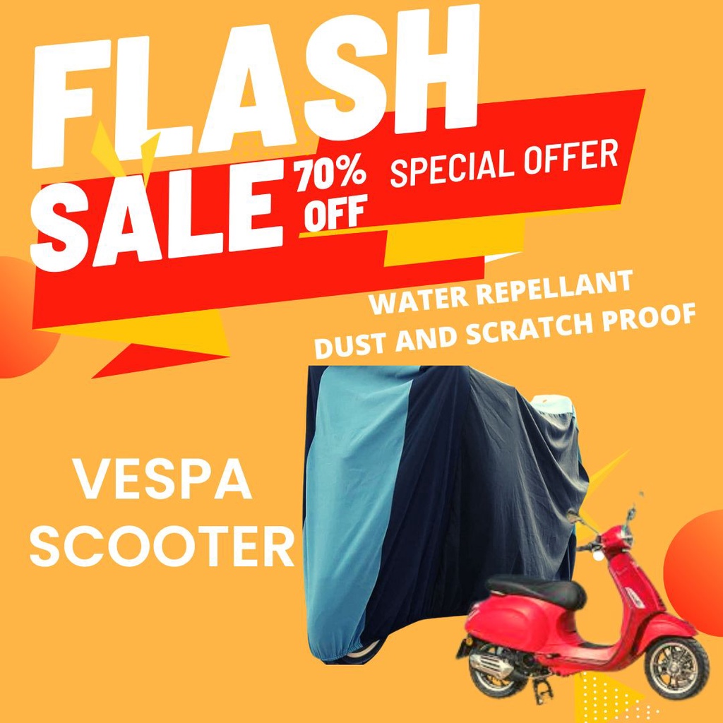 VESPA SCOOTER MOTORCYCLE COVER HIGH QUALITY WATER REPELLANT DUST AND ...
