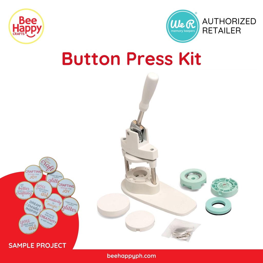 Button Press Kit We R Memory Keepers (w/ Medium Insert) | Shopee ...