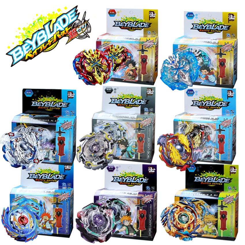 Beyblade Burst Battle Series Sancity Gyro Sword Launcher Battling Top ...