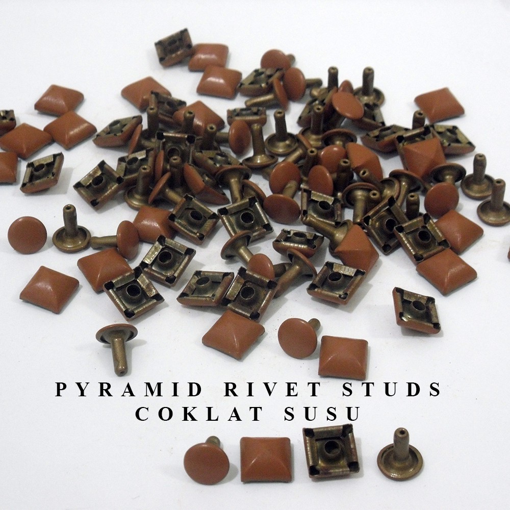Pyramid Rivets/Milk Chocolate Studs Pyramid Rivets | Shopee Philippines