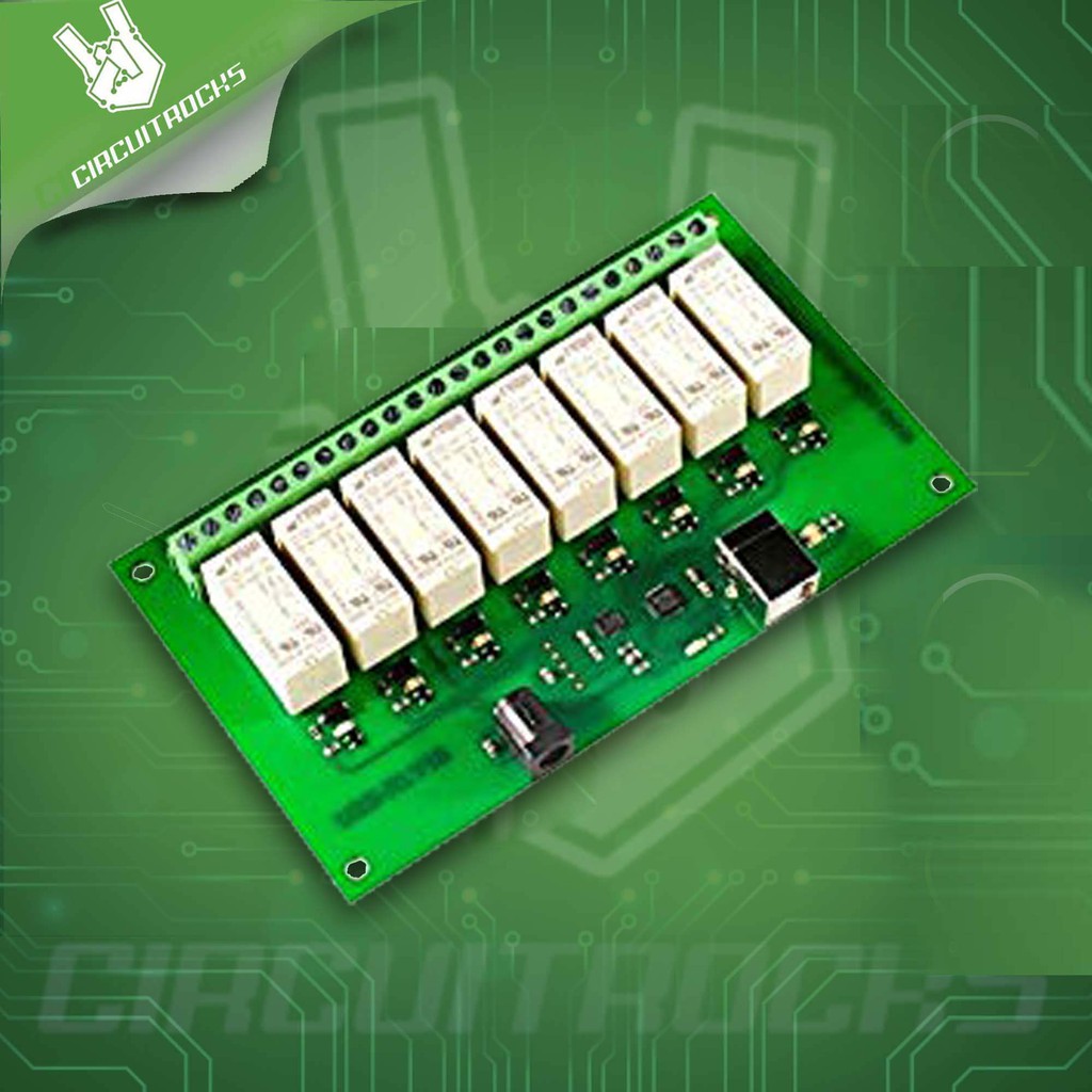 Circuitrocks 8 Channel Relay Module USB RLY 16 16Amp | Shopee Philippines