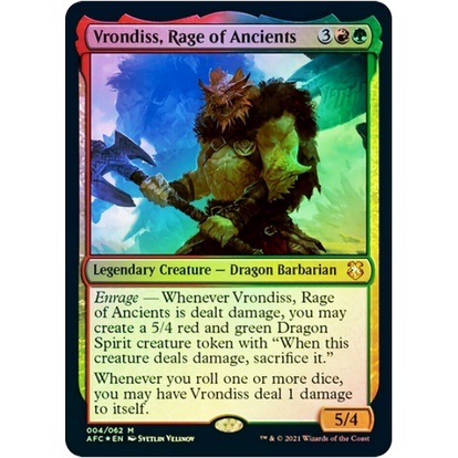 Magic the Gathering | Vrondiss, Rage of Ancients | Shopee Philippines