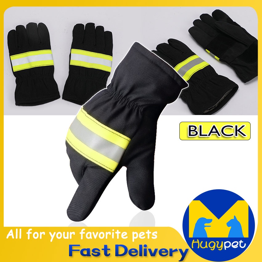 Firefighter Gloves Heat Fire Resistant Gloves Fireman Gloves Fire Proof ...