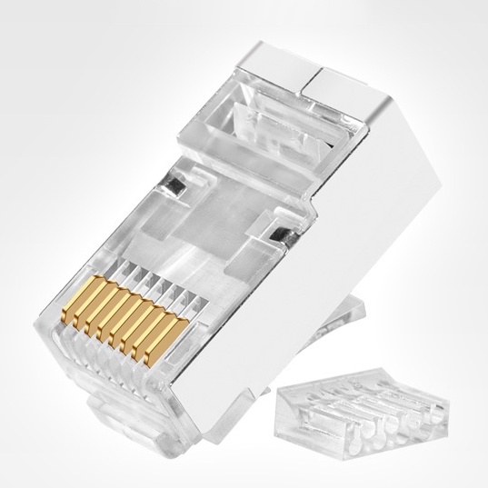 Gigabit Network RJ45 8P8C Cat6 Modular Plugs Ethernet Cable Male ...