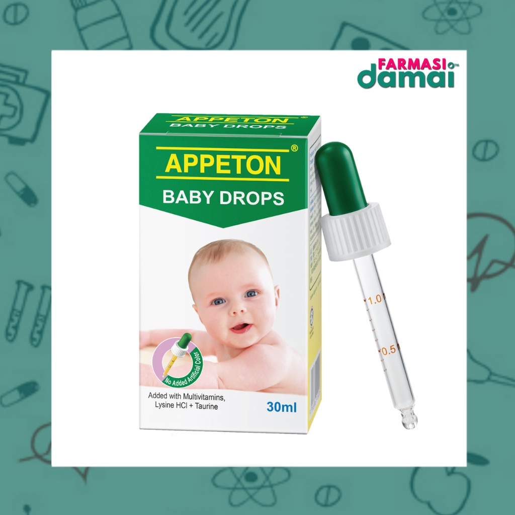 APPETON MULTIVITAMIN PLUS INFANT DROPS 30ML | Shopee Philippines