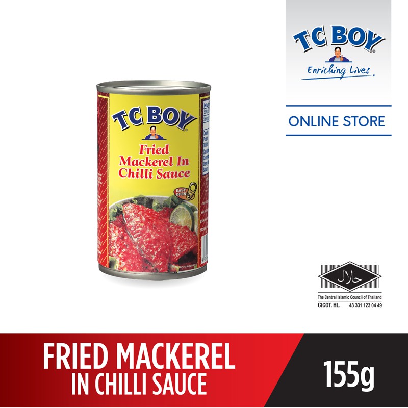 TC BOY Fried Mackerel In Chilli Sauce (155g) | Shopee Philippines