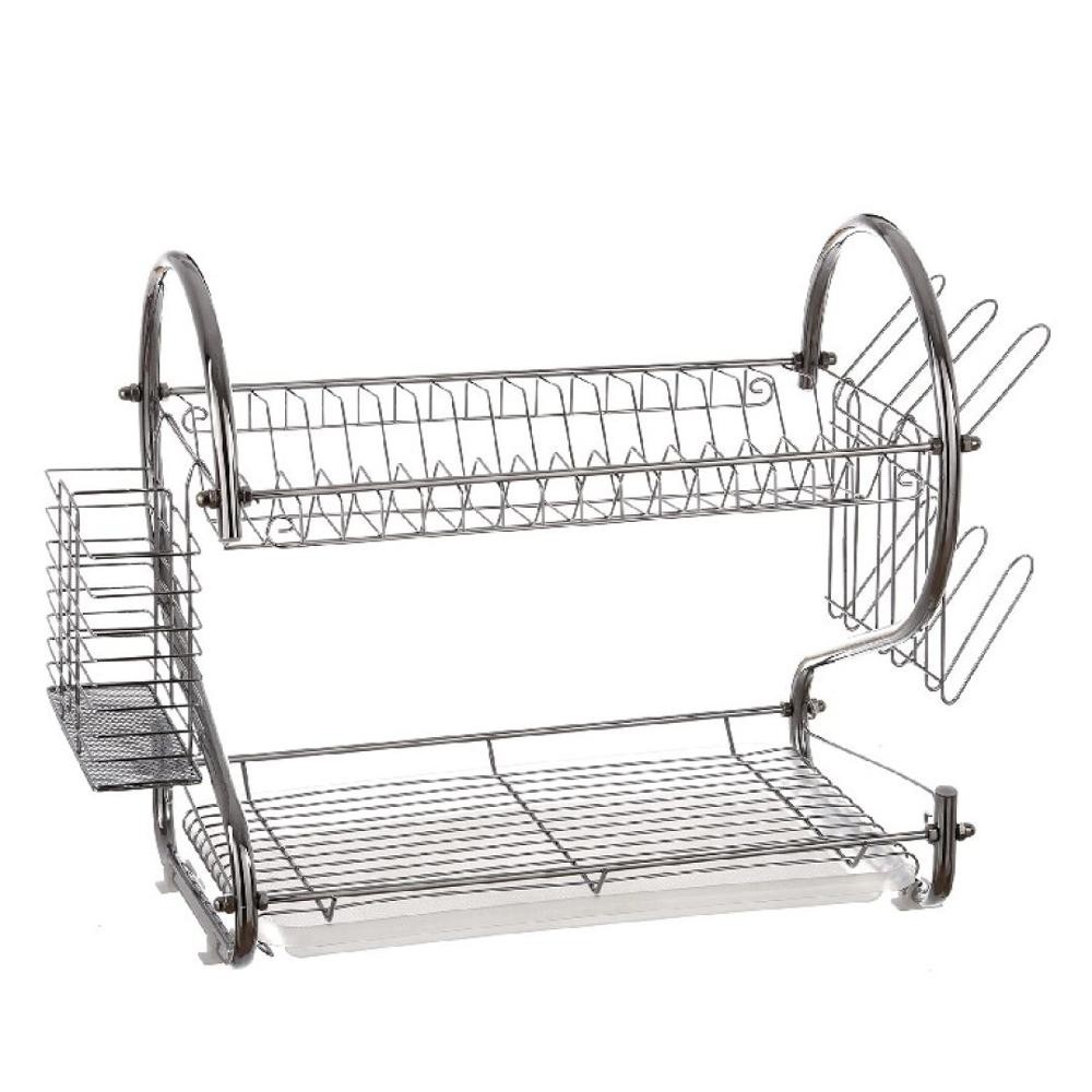 stainless steel kitchen unique dish rack metal dish drying racks table ...